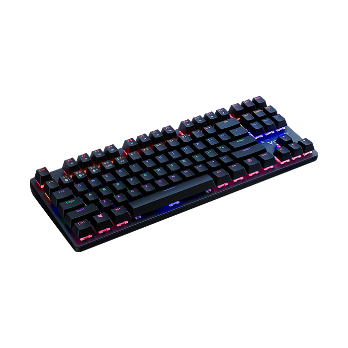 Bàn phím Gaming Wireless Rapoo V500Pro-87 Multimode TKL RGB Blue Switc