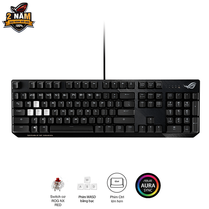 Bàn phím Gaming ASUS ROG Strix Scope NX Red Switch