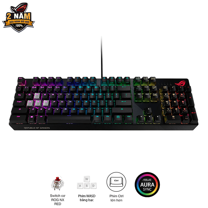 Bàn phím Gaming ASUS ROG Strix Scope NX Red Switch