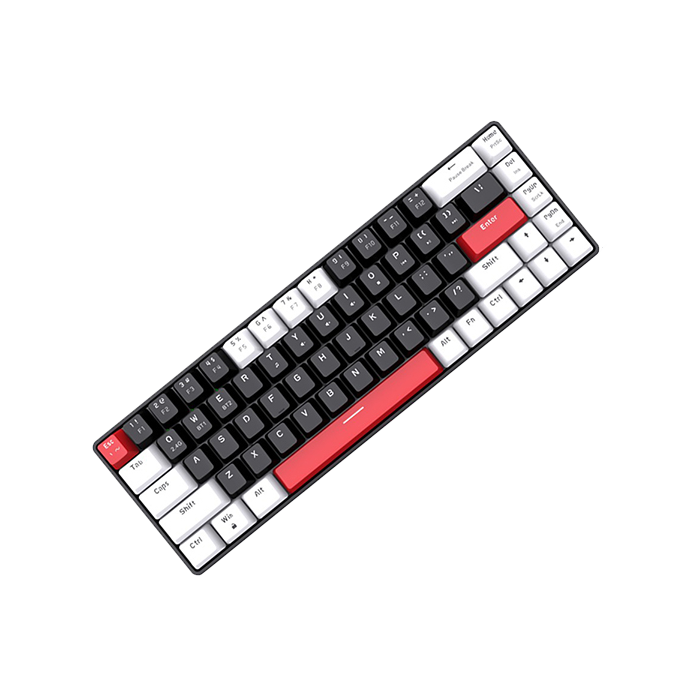 Bàn phím Gaming Wireless E-DRA EK368L White & Black