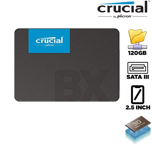 SSD Crucial BX500 120GB SATA III 2.5 inch