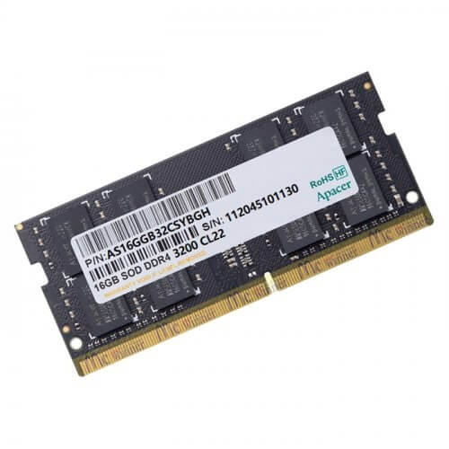 Ram Apacer Laptop DDR4 16GB 3200MHz