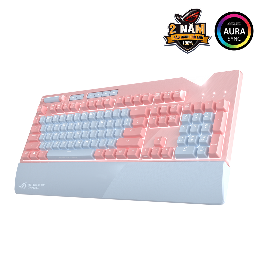 Bàn phím cơ Asus ROG Strix Flare Pink Edition