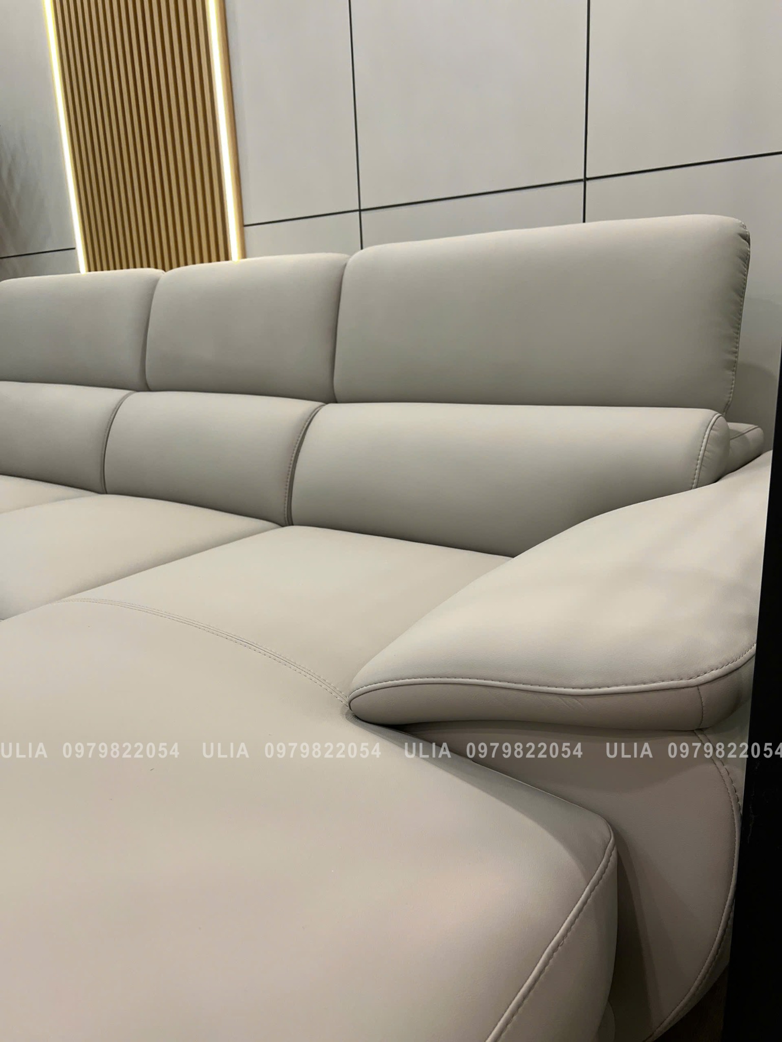 Sofa góc Perry bọc da – ULIA