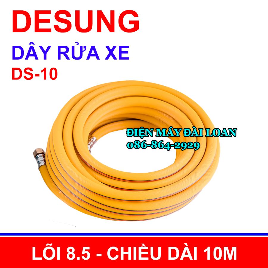 Dây rửa xe áp lực cao DESUNG DS-10/15/20/50/100 – Điện máy đài loan