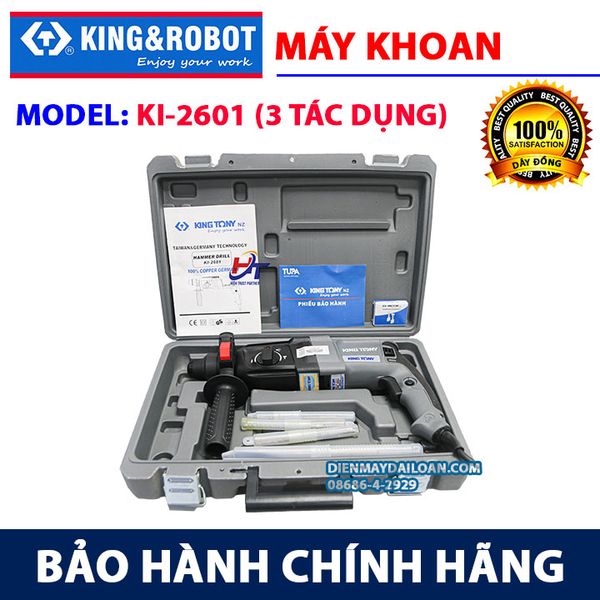 MÁY KHOAN BÊ TÔNG KING KI-2601 – Điện máy đài loan