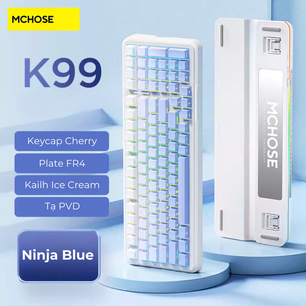 Bàn phím cơ Mchose K99 - Ninja Blue