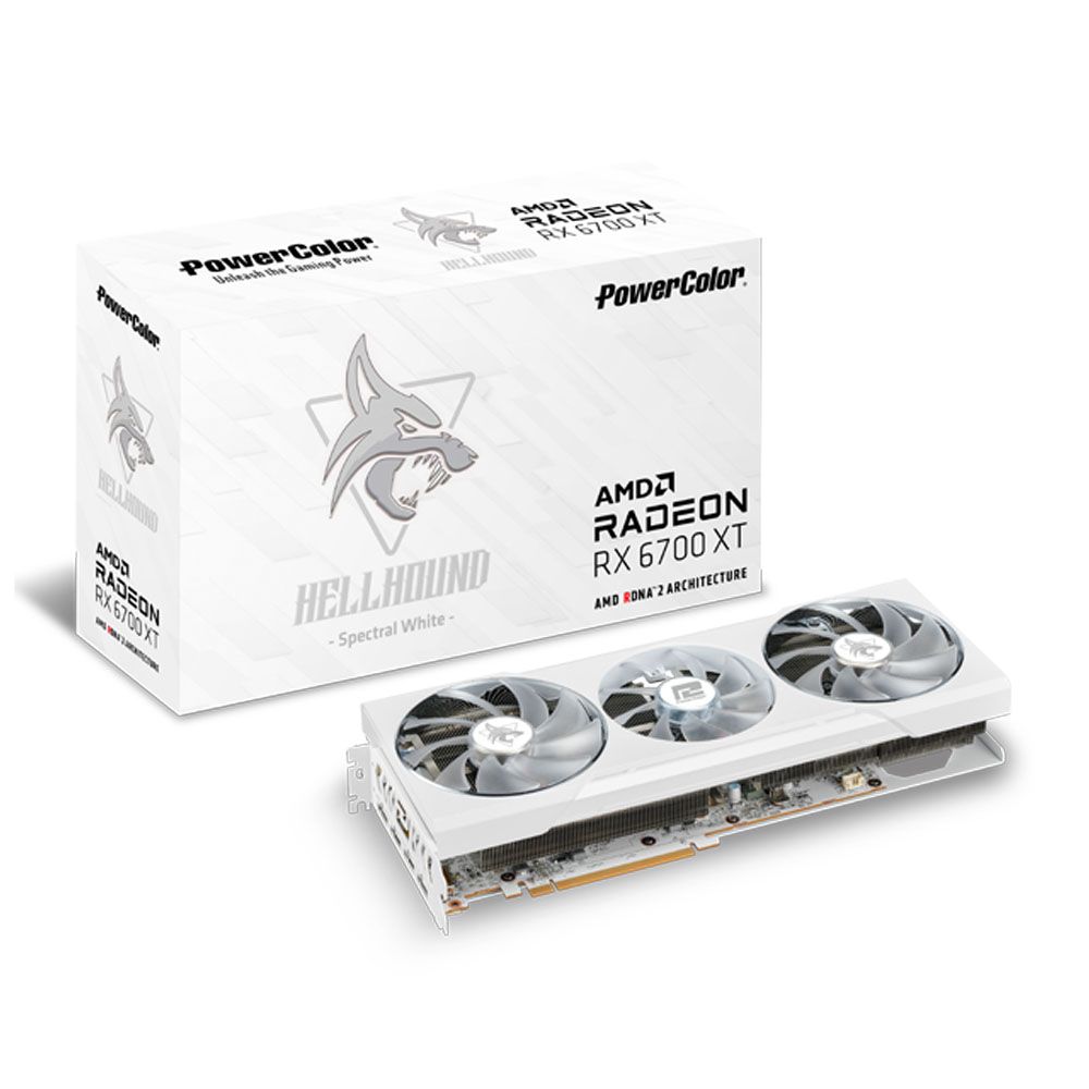 Trung Tâm Card Vga Powercolor Hellhound Radeon Rx 6700 Xt 12gb Gddr6