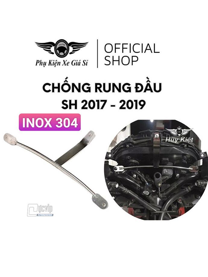 Pat INOX 304 Chống Rung Đầu Đèn SH Việt 2017 - 2019 Và SH Việt 2020 ...