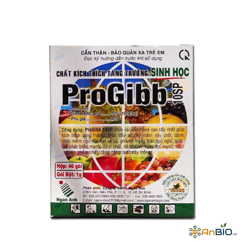 ProGibb 10SP (Gibberellic acid 10%) – AnBIO.vn | Agriculture Natural ...