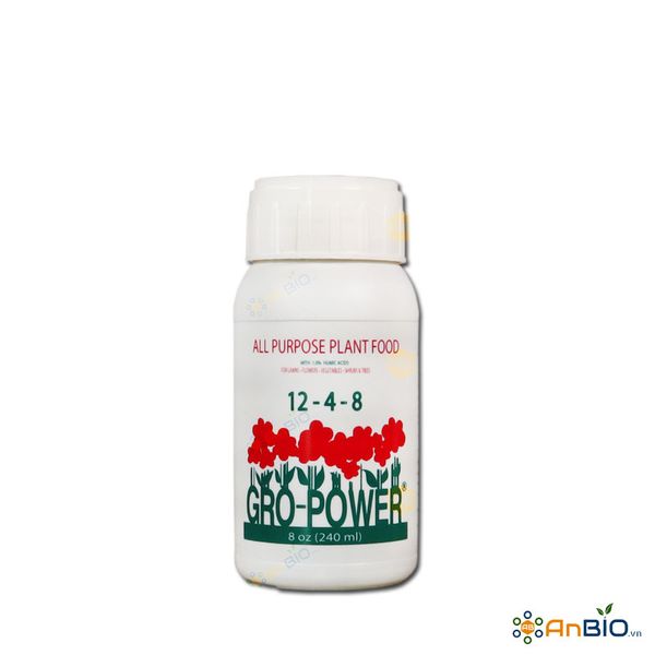 NPK GRO POWER 12-4-8 HL – AnBIO.vn | Agriculture Natural Biotechnology
