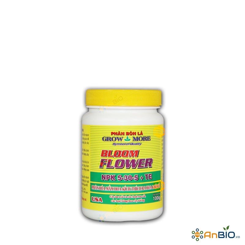 GROW MORE NPK 5-30-5 + TE | PHÂN HÓA MẦM HOA - Hũ 100g – AnBIO.vn ...