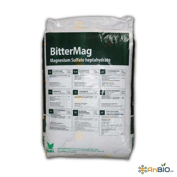 Haifa Bitter MAG Magie Sunphat (MgSO4) | Khắc phục hiện tượng vàng lá ...