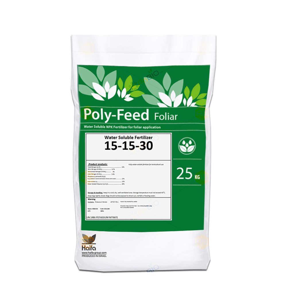 Haifa Poly-Feed 15-15-30 | Nuôi trái, tăng năng suất và chất lượng – AnBIO.vn | Agriculture ...