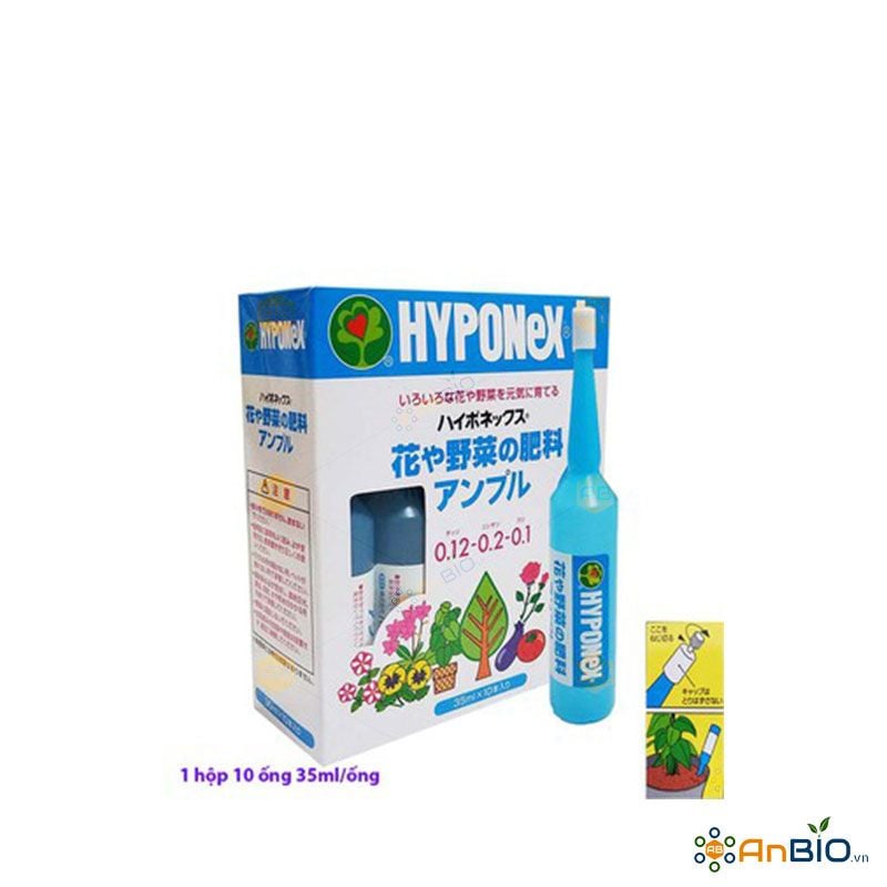 Ống dung dịch phân bón Hyponex 0.12-0.2-0.1 – AnBIO.vn | Agriculture ...