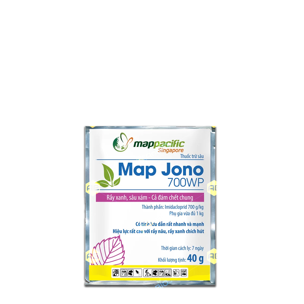 Map Jono 700WP | Trừ nhanh rầy nâu, rầy xanh chích hút - Gói 40g ...