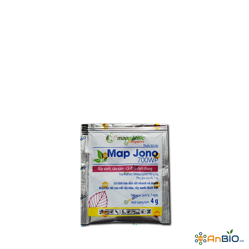 Map Jono 700WP | Trừ nhanh rầy nâu, rầy xanh chích hút - Gói 4g – AnBIO ...