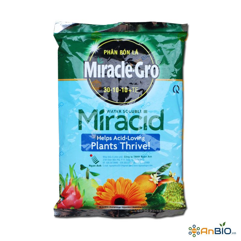 Miracle-Gro 30-10-10 + TE (MIRACID) – AnBIO.vn | Agriculture Natural ...