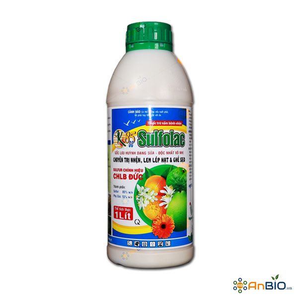 Thuốc trừ nấm bệnh và nhện Ok Sulfolac 85SC - Chai 1L – AnBIO.vn ...