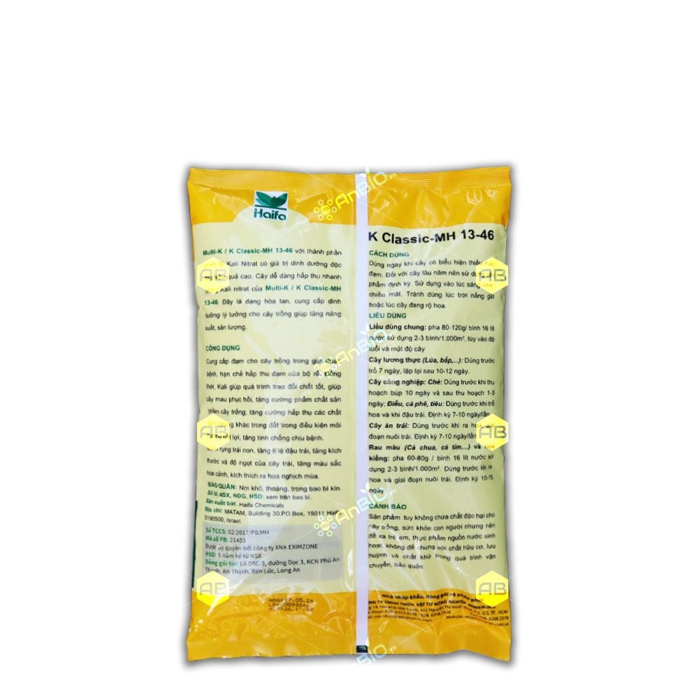 Haifa Multi-K 13-0-46 (KNO3) Kali Nitrat | KÍCH THÍCH RA HOA TRÁI VỤ – AnBIO.vn | Agriculture ...