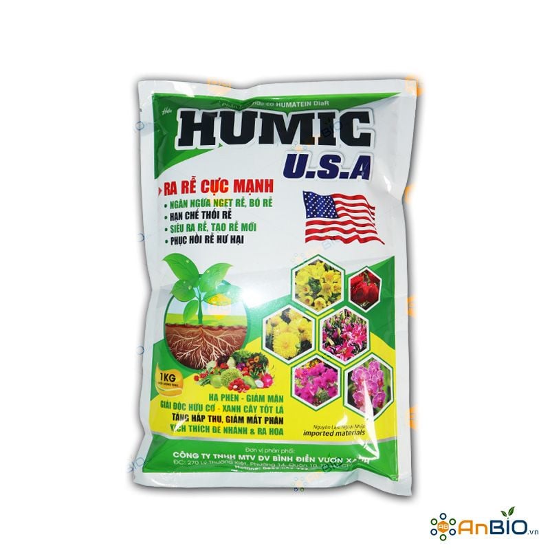 Phân hữu cơ HUMIC U.S.A | SIÊU RA RỄ, TẠO RỄ MỚI - Gói 1Kg – AnBIO.vn | Agriculture Natural ...