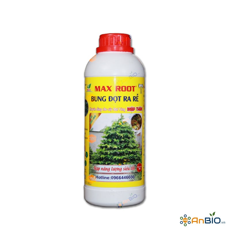 MAX ROOT | Bung đọt ra rễ Mai Vàng - Chai 1L – AnBIO.vn | Agriculture Natural Biotechnology