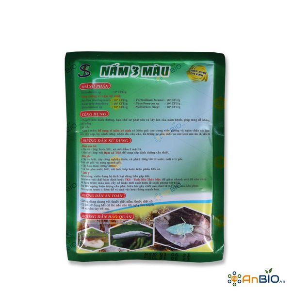 TKS – BTMET NẤM 3 MÀU – AnBIO.vn | Agriculture Natural Biotechnology