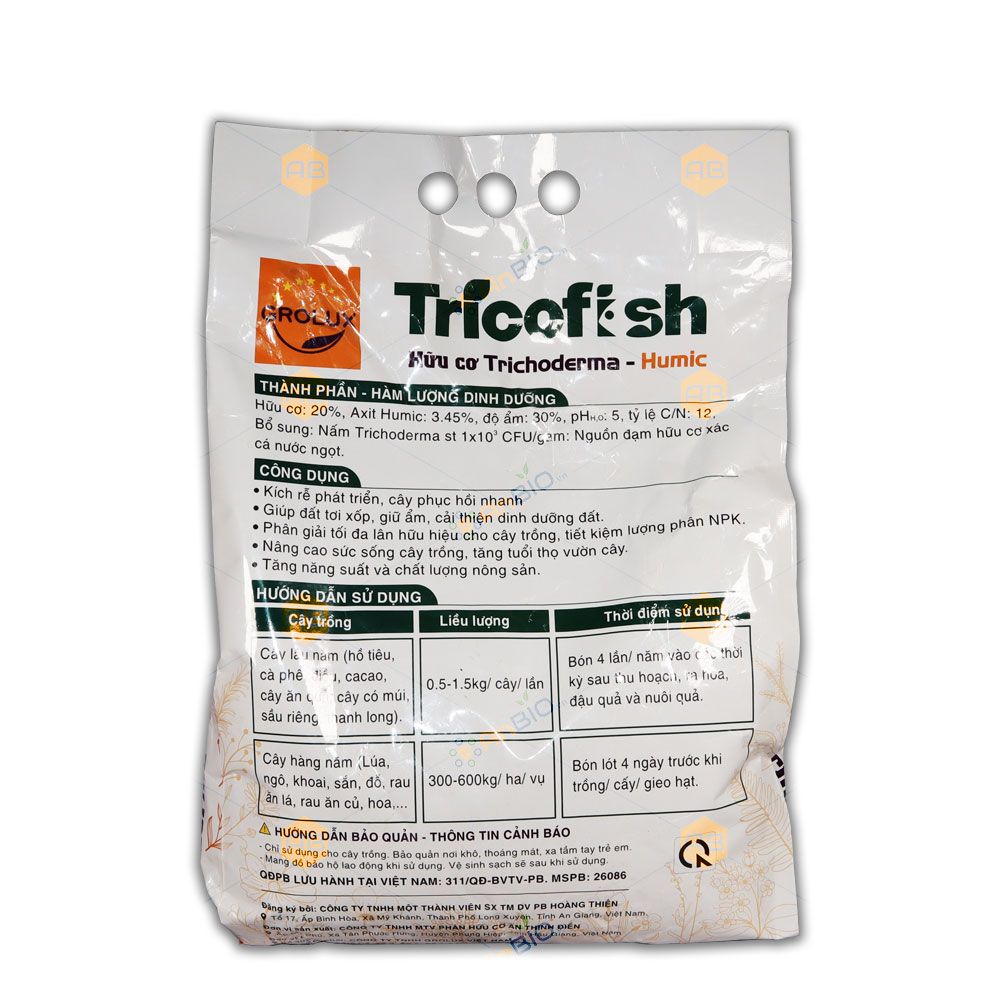 Phân hữu cơ cao cấp HT - TRICOFISH | Trichoderma - Humic - Đạm cá ...