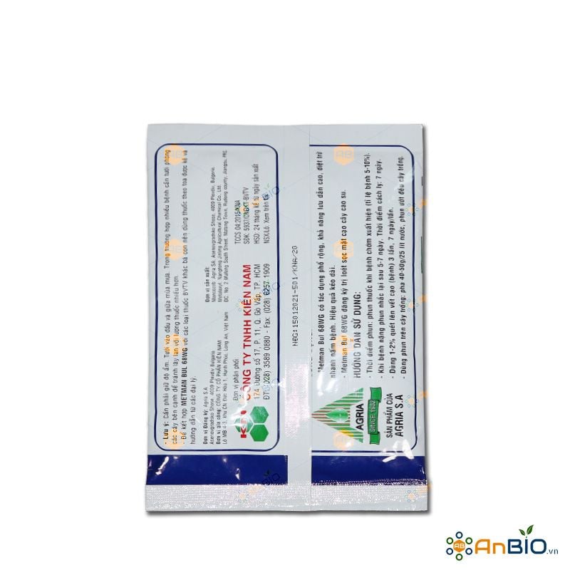 Metman Bul 68WG | Chuyên gia trị bệnh cây trồng - Gói 100g – AnBIO.vn ...