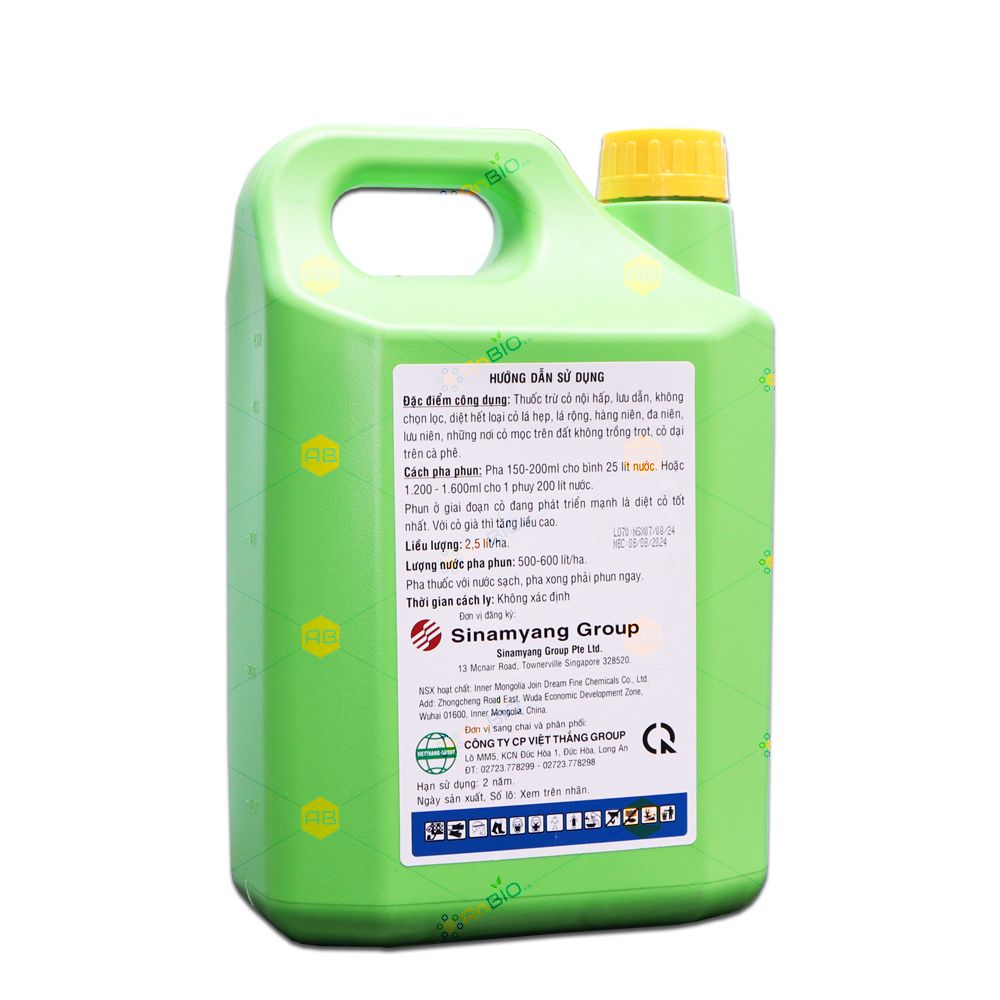 Thuốc trừ cỏ SINASIN 200SL | Lưu dẫn mạnh, diệt tận gốc rễ - Can 4.5L ...