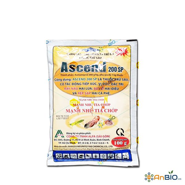 Ascend 200SP | Trừ bọ trĩ, rầy nâu, rệp sáp - Gói 100g – AnBIO.vn ...