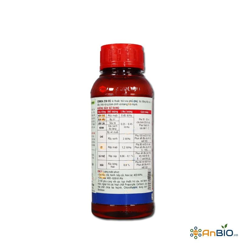 THUỐC TRỪ SÂU COMDA 250EC – AnBIO.vn | Agriculture Natural Biotechnology