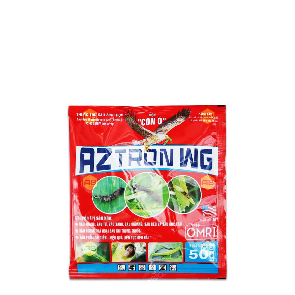 THUỐC TRỪ SÂU SINH HỌC AZTRON WG | Chuyên trừ sâu kháng thuốc - Gói 50 ...