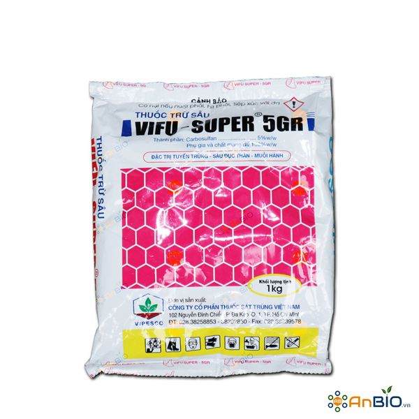 VIFU-SUPER 5GR | ĐẶC TRỊ TUYẾN TRÙNG – SÂU ĐỤC THÂN – MUỖI HÀNH - Gói ...