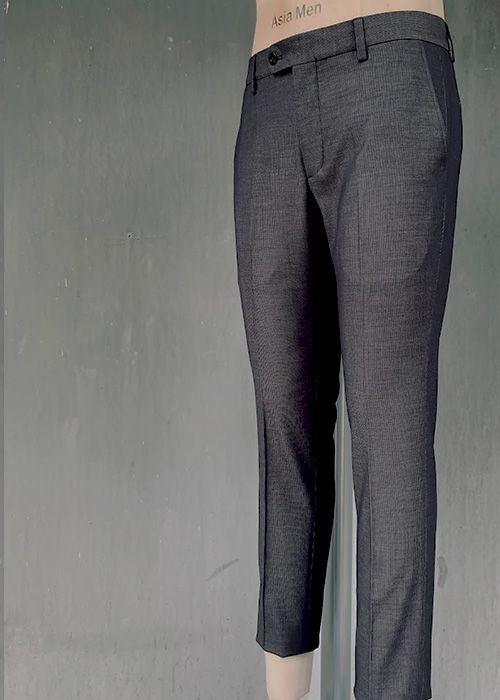 QUẦN TÂY NAM KHÔNG LY SLIMFIT 31912-03F GREY – Vigaco
