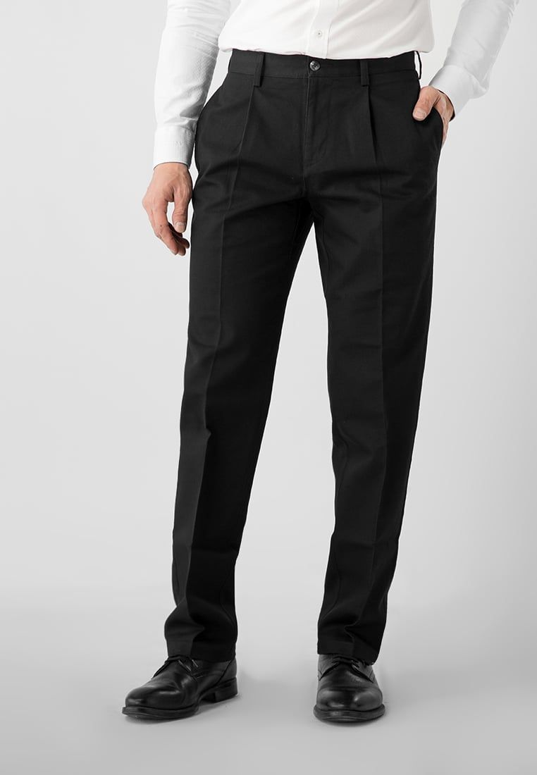 QUẦN KAKI NAM 1 PLY 31703-07-4 BLACK – Vigaco