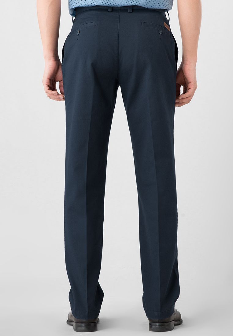 QUẦN KAKI NAM 1 PLY 31703-07-1 NAVY – Vigaco