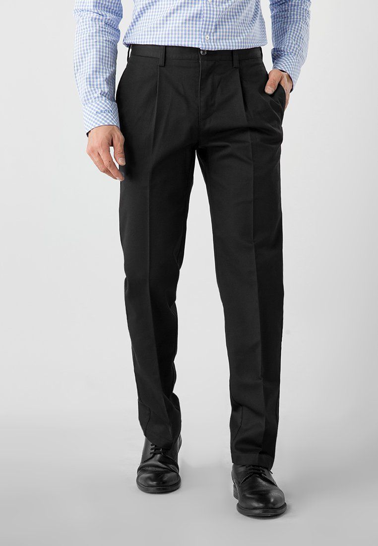 QUẦN KAKI NAM CÓ LY 31703-22-2 BLACK – Vigaco