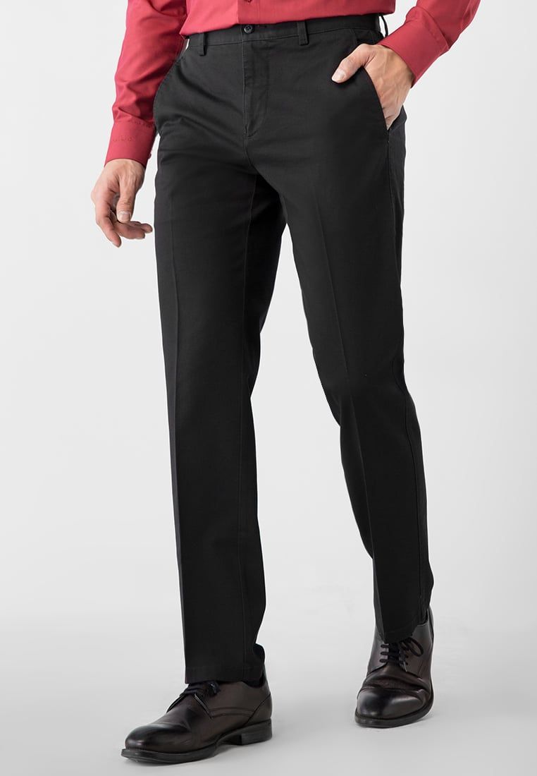 QUẦN KAKI NAM KHÔNG LY 31713-07-4 BLACK – Vigaco