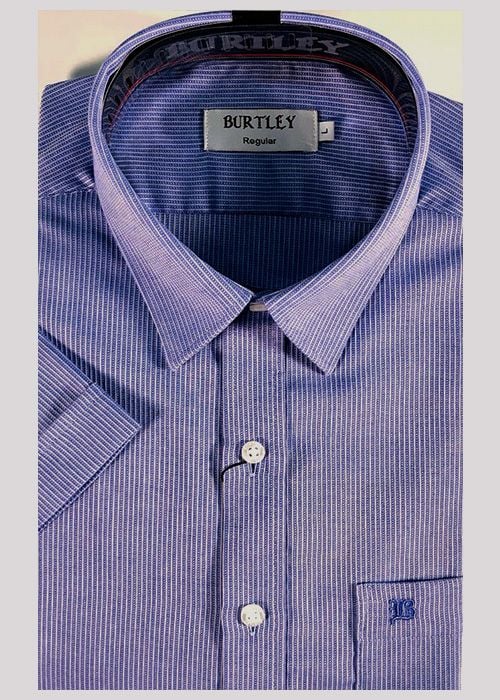 ÁO SƠ MI NAM NGẮN TAY VẠT NGANG REGULAR AN74-014N-6 – Vigaco