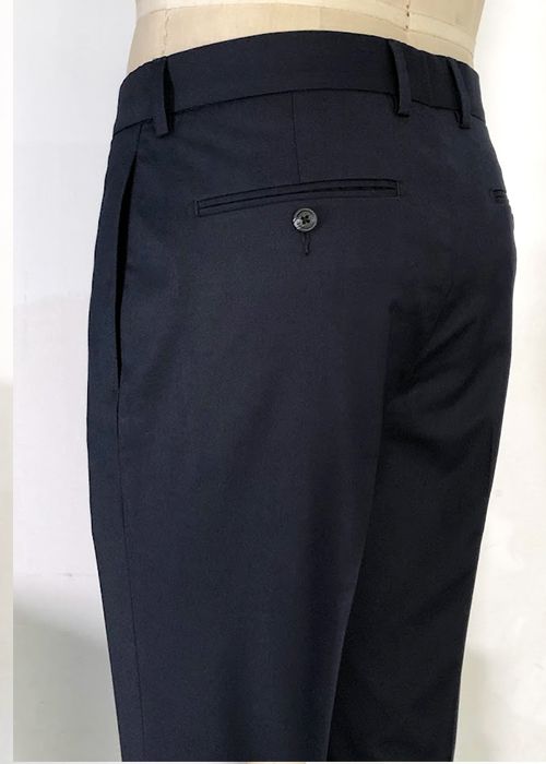 QUẦN TÂY CÓ LY REGULAR QT53-011P XANH ĐEN – Vigaco