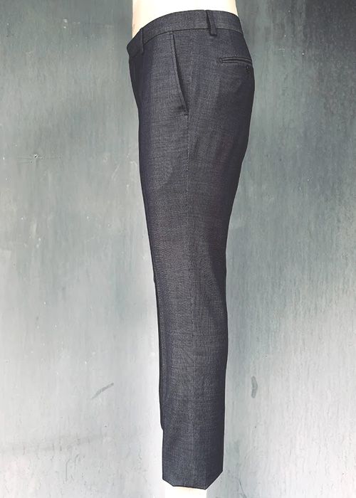 QUẦN TÂY NAM KHÔNG LY SLIMFIT 31912-03F GREY – Vigaco