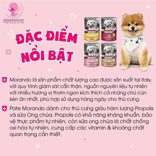 Pate Morando cho chó mọi lứa tuổi MORANDO PROFESSIONAL - 400G