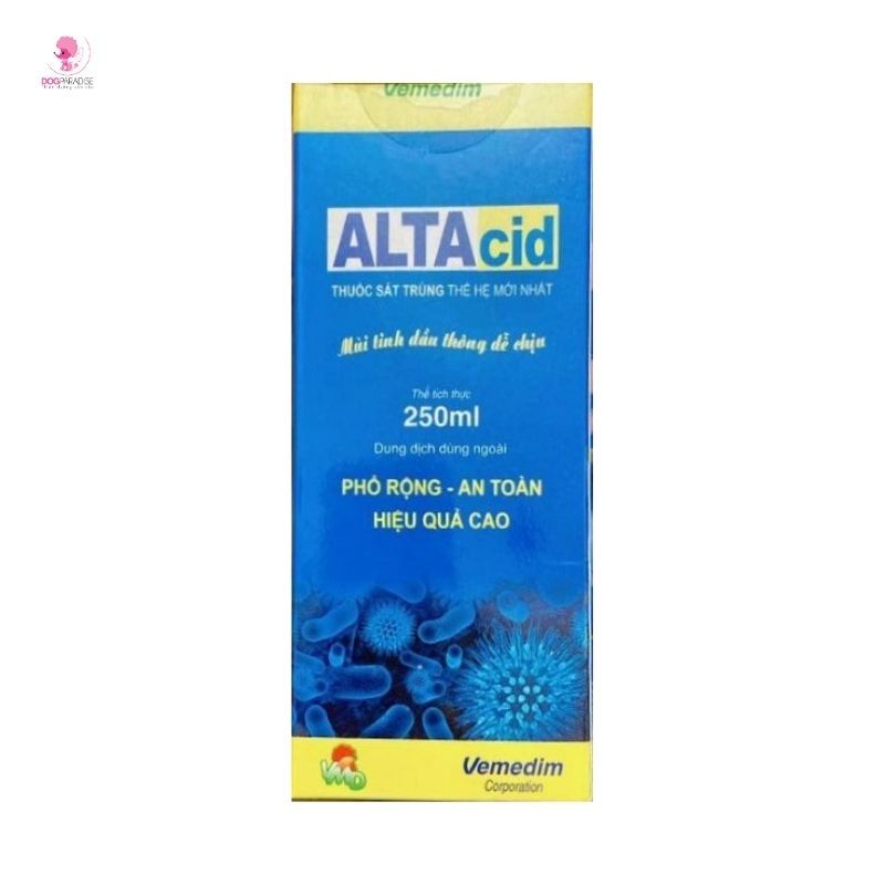 Thuốc sát trùng ALTAcid thế hệ mới 250ml | VEMEDIM CORPORATION