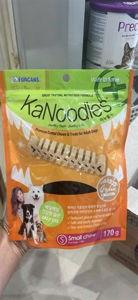 Kẹo sạch răng Kanoodles Plus 170G - Size S