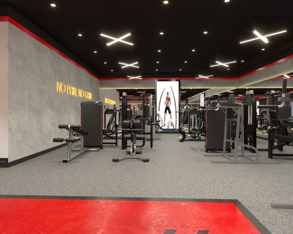 MÔ HÌNH PHÒNG GYM TÂN SƠN NHÌ – Tai Nguyen Sport