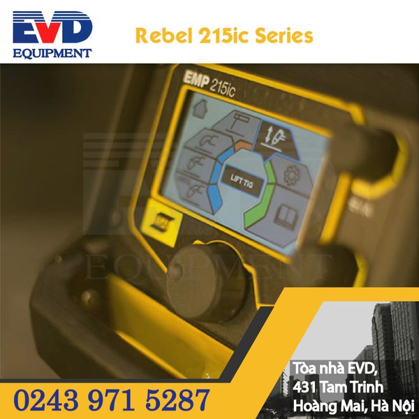 MÁY HÀN ĐA NĂNG ESAB Rebel™ 215ic Series – EVD Thiết Bị