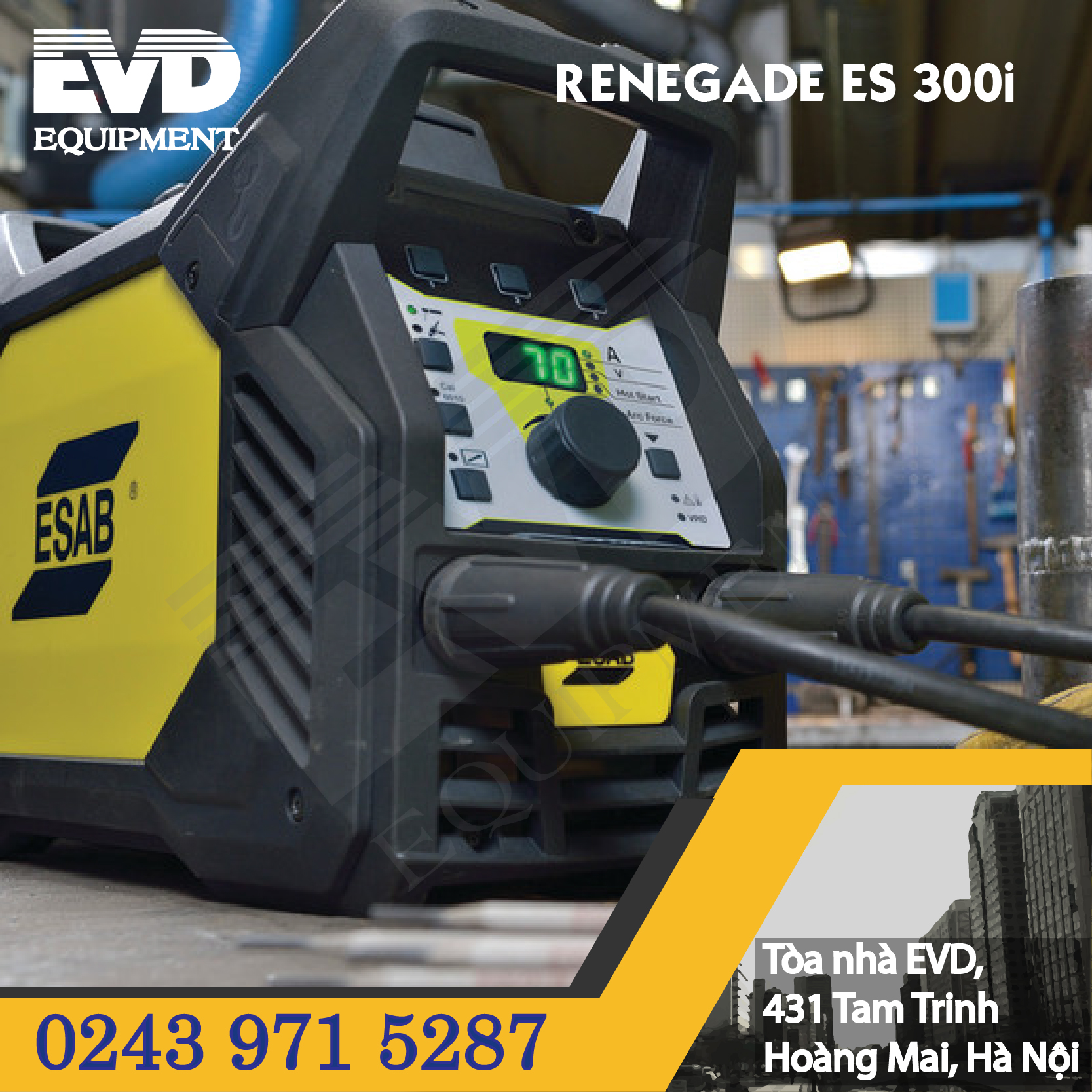 MÁY HÀN ESAB RENEGADE ES 300i – EVD Thiết Bị
