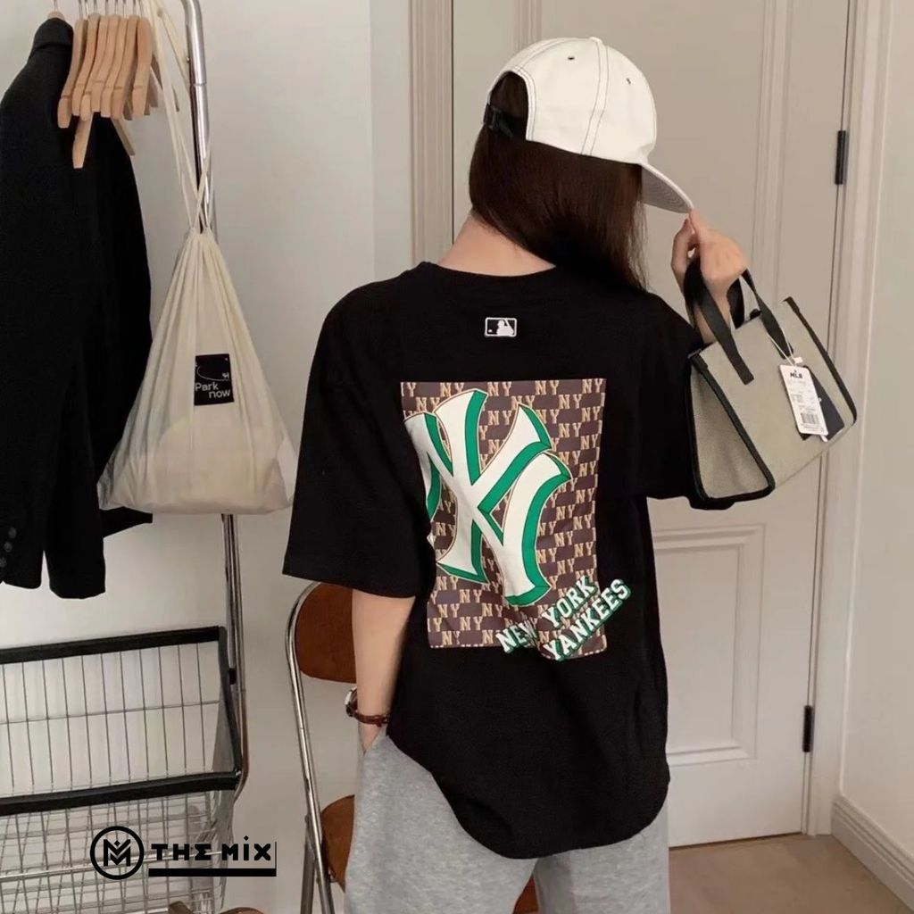 Áo T-Shirt Unisex MLB Sleeve NY "Black"_ 3ATSM3033-50BKS _Chính Hãng ...