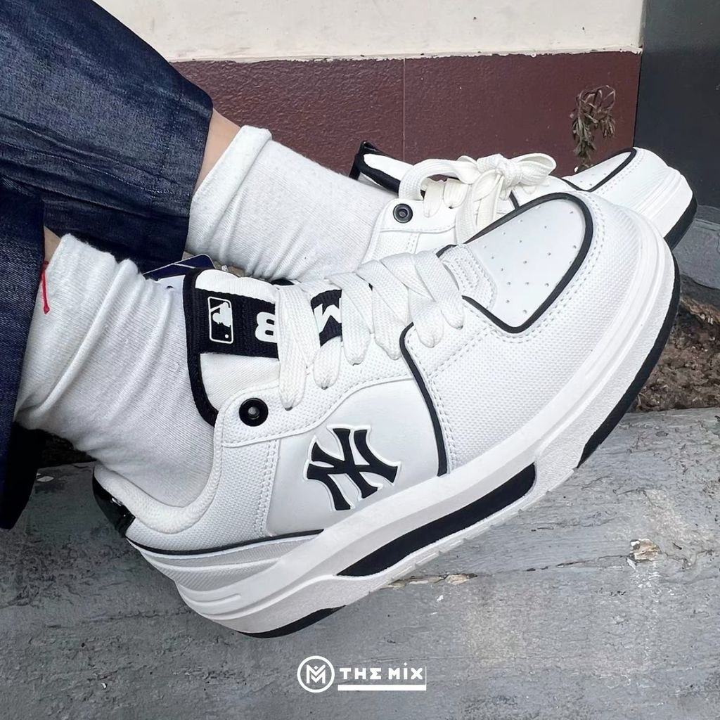 MLB Chunky Liner Basic SL NY Trắng Đen - 3ASXCBS4N-50WHS - Chính Hãng ...